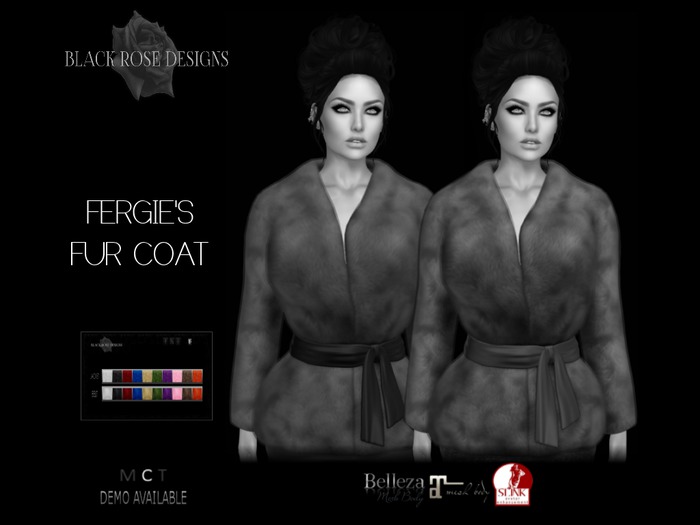 Second Life Marketplace - [[BR]] FERGIE'S FUR COAT -DEMO-
