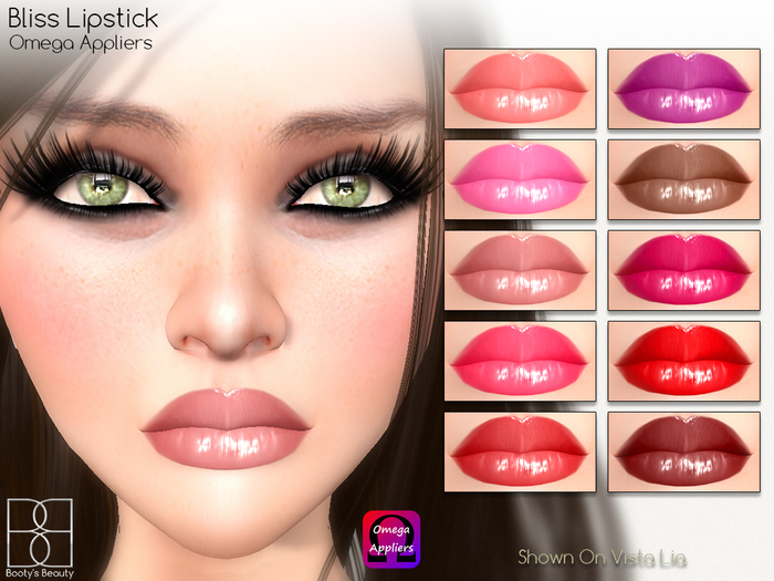 Second Life Marketplace - *Booty's Beauty* Omega Lipstick ~ Bliss