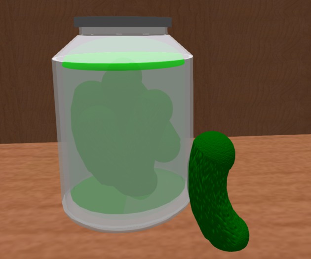 Second Life Marketplace - Bob's GIANT Jar of Pickles by WhataboutBob