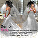 Second Life Marketplace - Barely There Wear Sindy Demo Wedding Gown