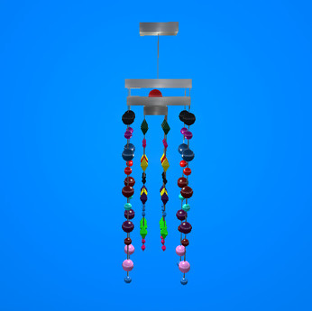 Second Life Marketplace - DAKOTA DESIGNS MODERN BEADED LAMP FULL PERMS