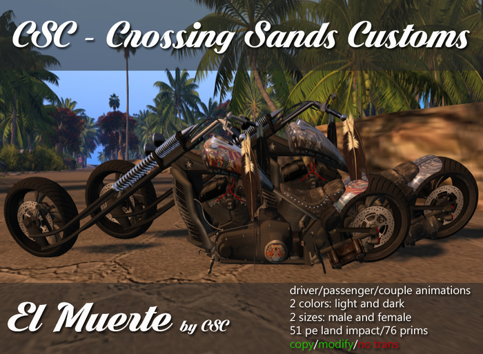 Second Life Marketplace - CSC - El Muerte Light & Dark