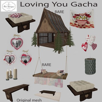 Second Life Marketplace - .:Bee Designs:. Loving You Gacha Candles