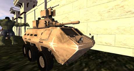 Second Life Marketplace - Six wheeled Tank