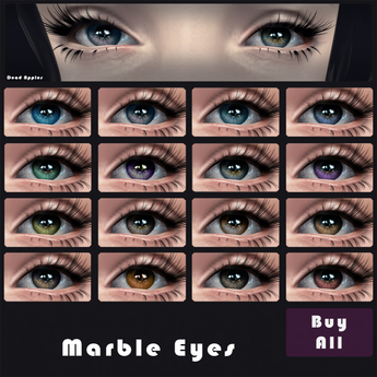 Second Life Marketplace - {Dead Apples} Marble Eyes - Heroine