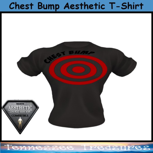 Second Life Marketplace - Chest Bump Aesthetic T-Shirt