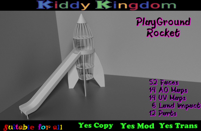 Second Life Marketplace - (KK) PlayGround Rocket