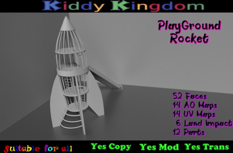 Second Life Marketplace - (KK) PlayGround Rocket
