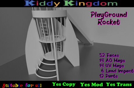 Second Life Marketplace - (KK) PlayGround Rocket
