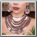 Second Life Marketplace - HAYSURIZA_Ethnic Scale Necklace2 "Rose Gold"