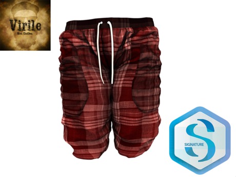Second Life Marketplace - .::VIRILE::. Shorts Jhonny - FAT PACK
