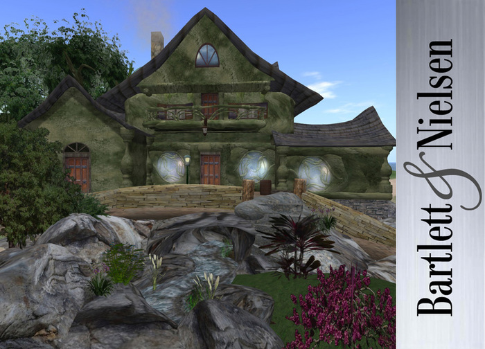 Second Life Marketplace - Enchanted Cottage Bridge House -Elven ...
