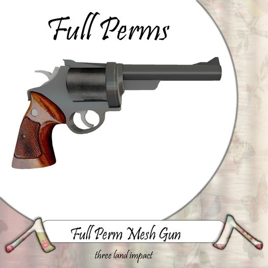 Second Life Marketplace - ^UP^ Full Perm Mesh Gun