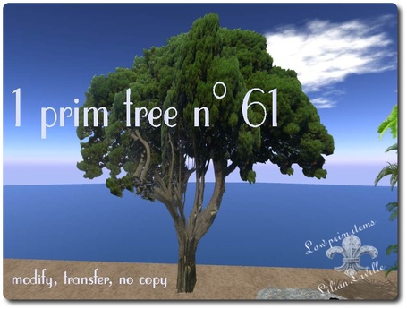 Second Life Marketplace - 1 prim tree n° 61