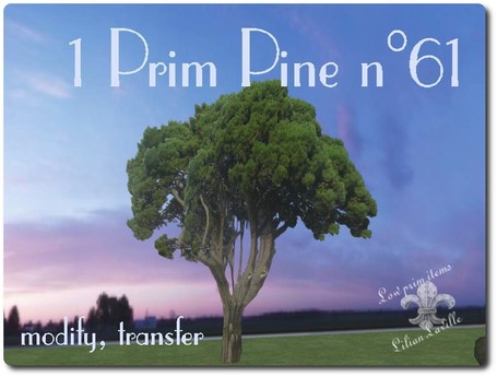 Second Life Marketplace - 1 prim tree n° 61