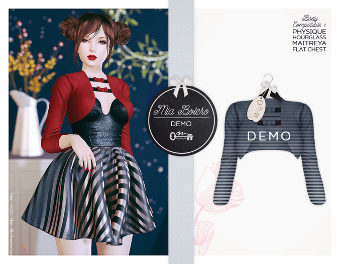 Second Life Marketplace - The Secret Store - Mia Bolero - Maitreya Lara, V-Tech Flatchest, Slink ...