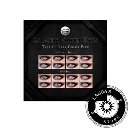Second Life Marketplace - Galactic Queen Eyes - Type 2 ( Dark Colors ...