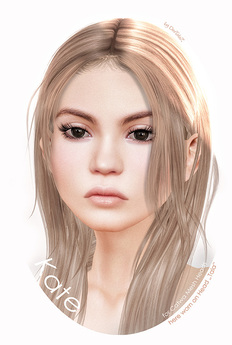 Second Life Marketplace - DeeTaleZ *Appliers* CATWA Head "Kate" MIXEDTYPE