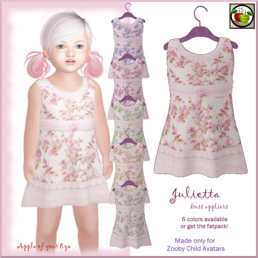 Second Life Marketplace - ::Apple of your Eye::Av_Julietta Dress_C5