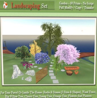 Second Life Marketplace - Landscaping Set Box