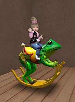 Second Life Marketplace - FROG ROCKER ROCKING HORSE FOR BABY & TODDLER ...