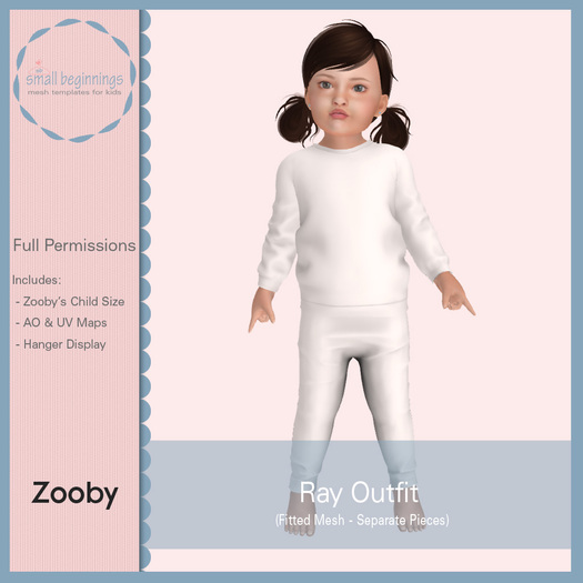 Second Life Marketplace - SB-Zooby Ray Outfit (Fitted Mesh) - FULL PERM