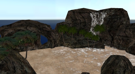 Second Life Marketplace - The Rocks corner scene