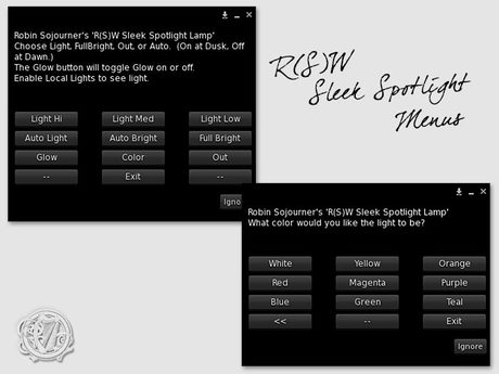 Second Life Marketplace - R(S)W Sleek Spotlight