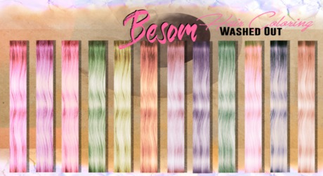 Second Life Marketplace - *Besom Hair #7~BBG Kimberly Pig Tails *Washed ...