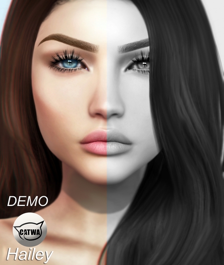 Second Life Marketplace - DEMO Baddies Skins - Hailey Skin CATWA