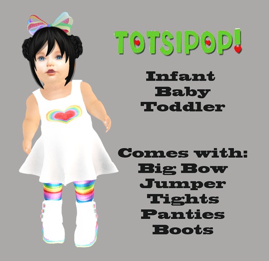 Second Life Marketplace - .:Bubblegums:. 105 Rainbow Love (Totsipop)