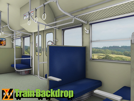 Second Life Marketplace - [ZakkaYa] Train Backdrop