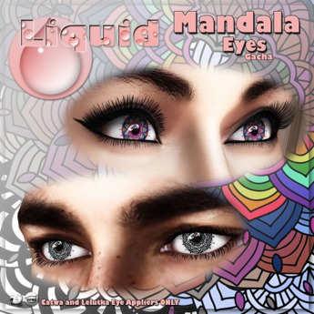 Second Life Marketplace - Liquid ~ Mandala Eyes ~ Subdued