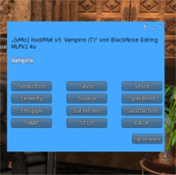 Second Life Marketplace - [vMo] Hud/Mat v3: Vampire (T)