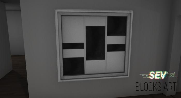 Second Life Marketplace - SEV Decor: Blocks Art (1 Land Impact)
