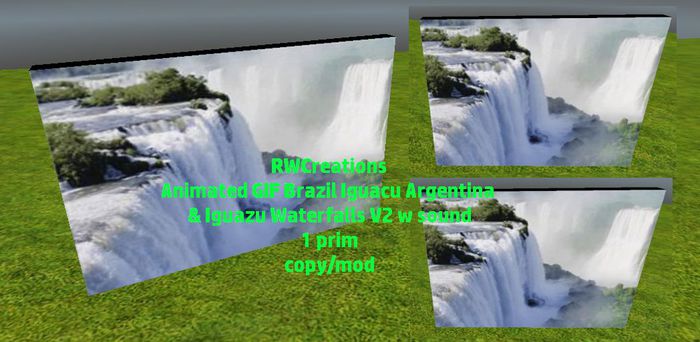 Second Life Marketplace - Animated GIF Brazil Iguacu & iguazu Argentina ...