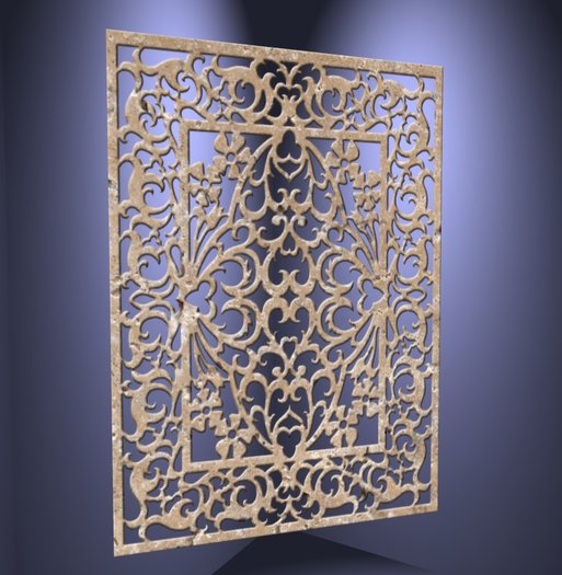 Second Life Marketplace - Maruti Textures Carved Stone Fretwork Window ...