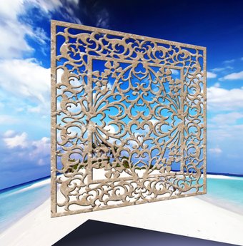 Second Life Marketplace - Maruti Textures Carved Stone Fretwork Window ...