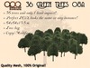 Second Life Marketplace - OPQ 36 Green Trees 08a - 36 trees, 1 Land Impact!
