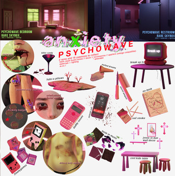 Second Life Marketplace - /anxiety/ psychowave break up tv COMMON