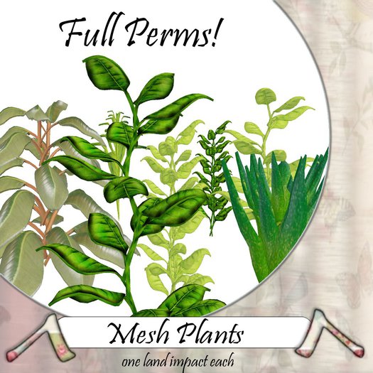 Second Life Marketplace - ^Upcycled^ Full Perm Mesh Plants