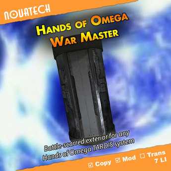 Second Life Marketplace - War Master TARDIS (boxed)