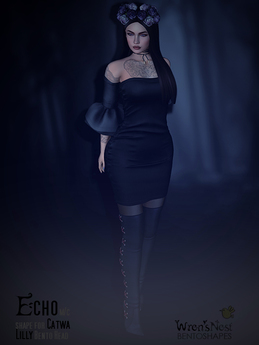 Second Life Marketplace - { wren's nest } Echo DEMO shape for Catwa ...