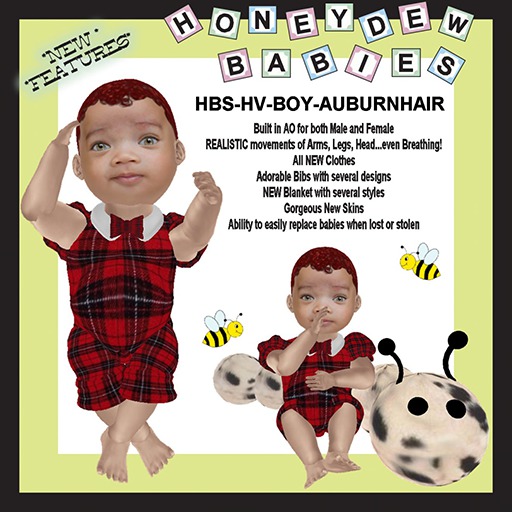 Second Life Marketplace - Newborn Honeydew Babies Prim Baby HBS-HV-BOY ...