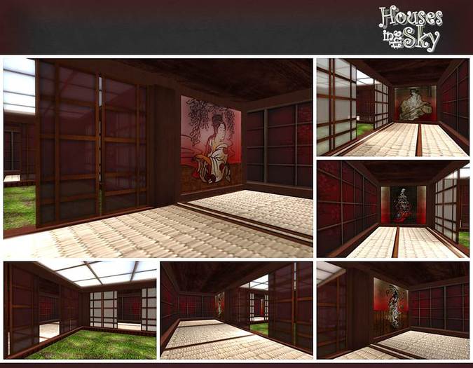 Second Life Marketplace - 'Gorgeous Geisha' Japanese Style Skybox 30x30 ...