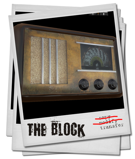 Second Life Marketplace - Thed Block - radio Wood Louis Armstrong