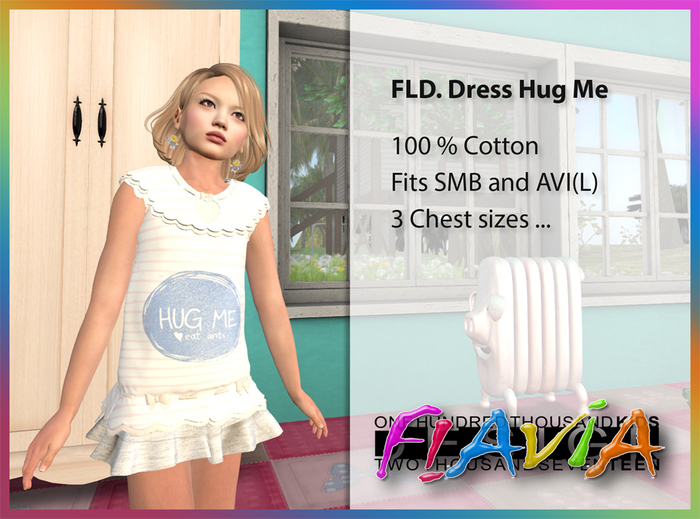 Second Life Marketplace - Flavia Designs - FLD. Dress Hug Me