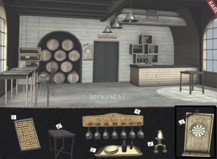 Second Life Marketplace - MINIMAL - Dart Board *3* Second Life Marketplace - MINIMAL - Dart Board *3*
