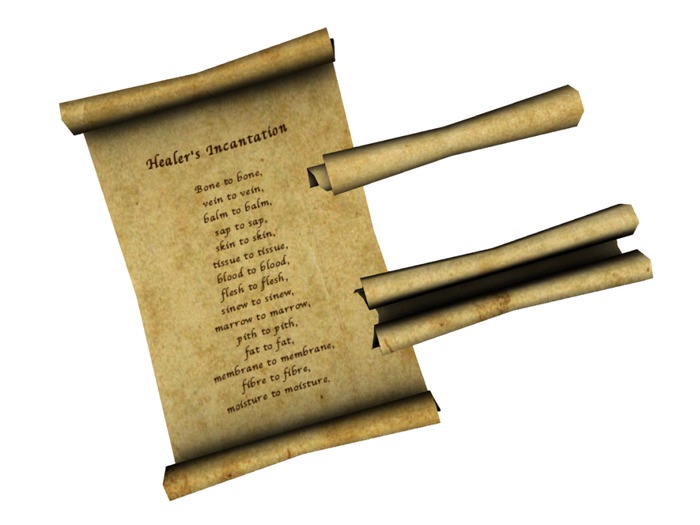 Second Life Marketplace - Healer's Incantation and Scrolls