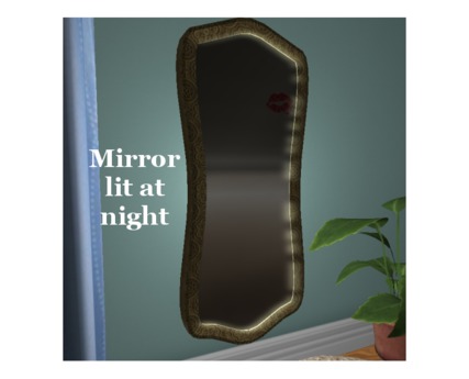 Second Life Marketplace - Lighted Mirror (Hourglass shape)